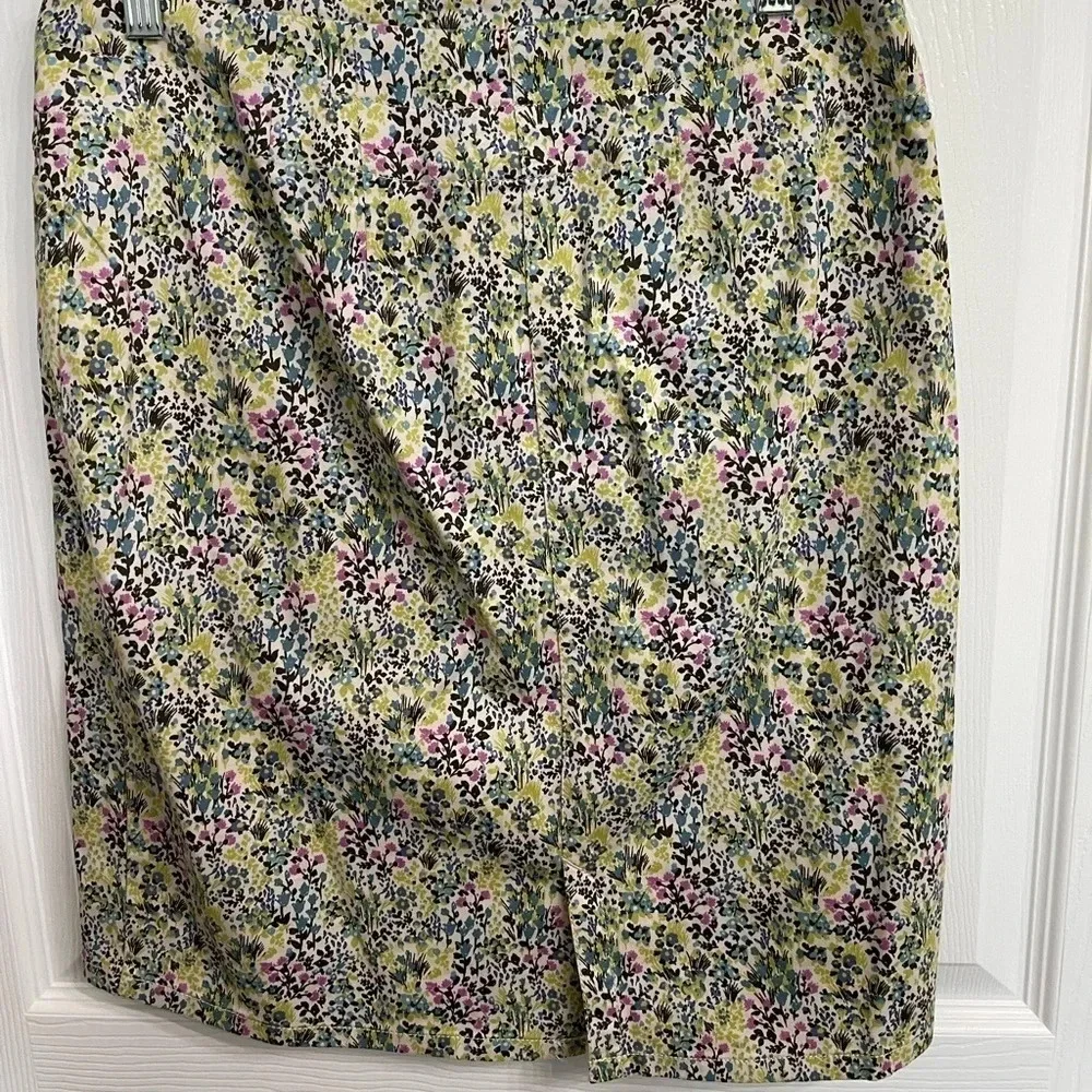 J. Jill | Skirts | J Jill Lived In Chino Floral Skirt Size 8 Gorgeous ...